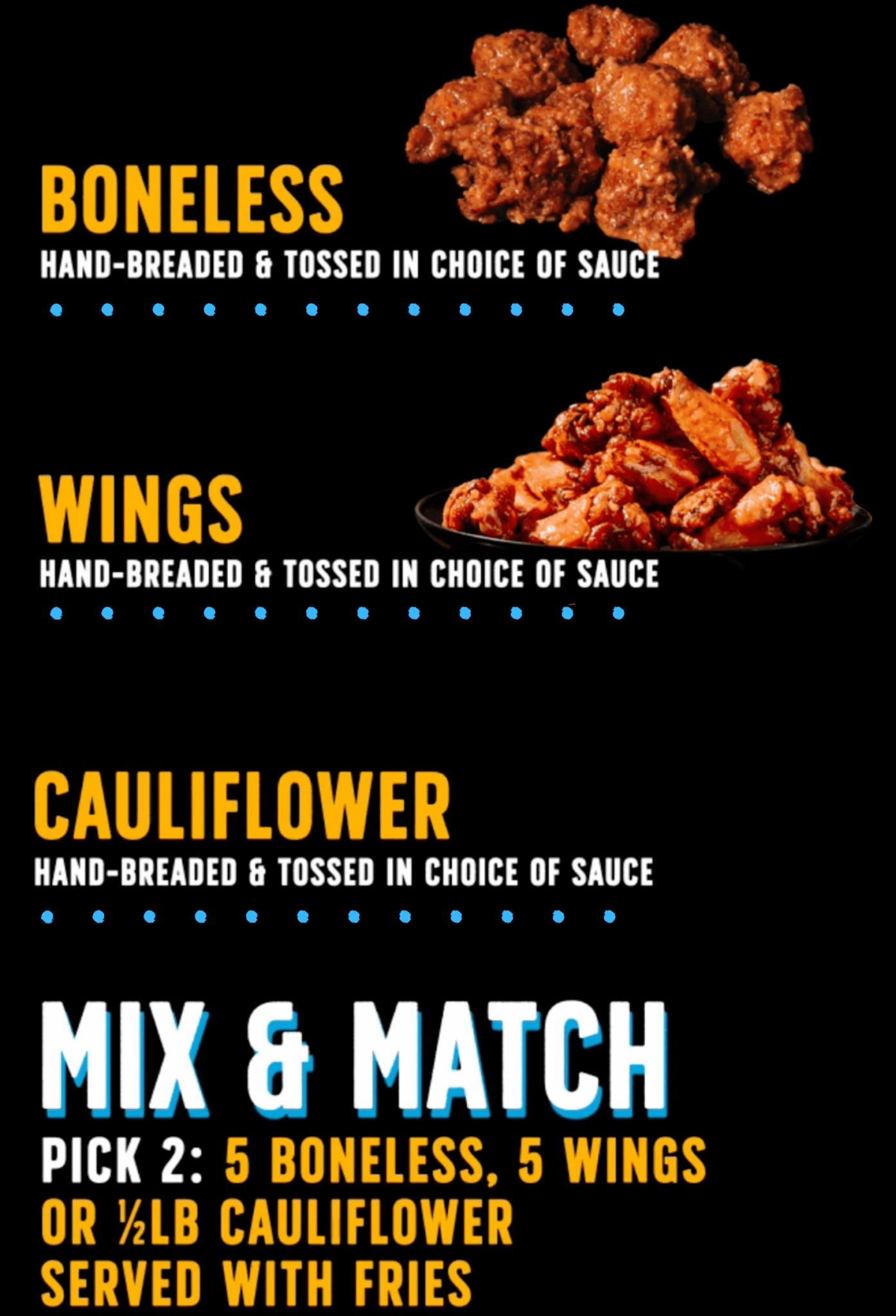 Menu - Cocky Rooster